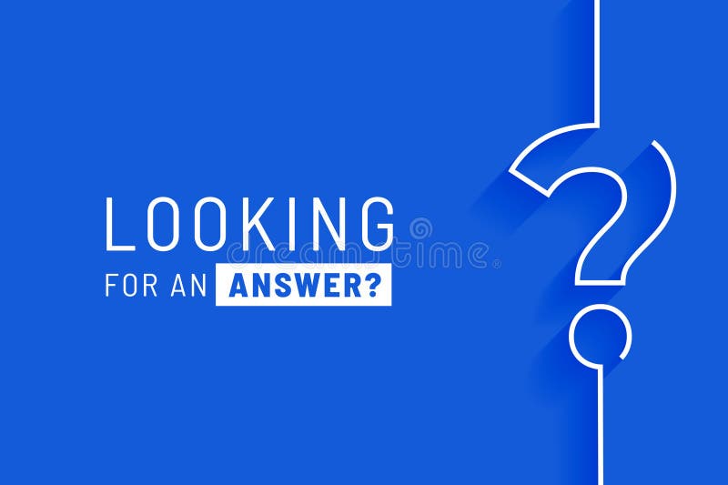 Web Q and a Concept Background with Question Mark in Line Style Stock ...