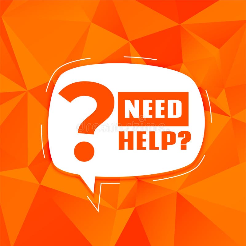 Web Question Mark Sign Background in Low Poly Style Stock Illustration ...