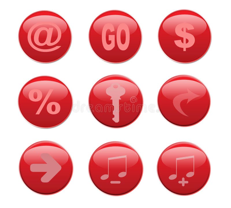 Website buttons - vector stock vector. Illustration of website - 12116650