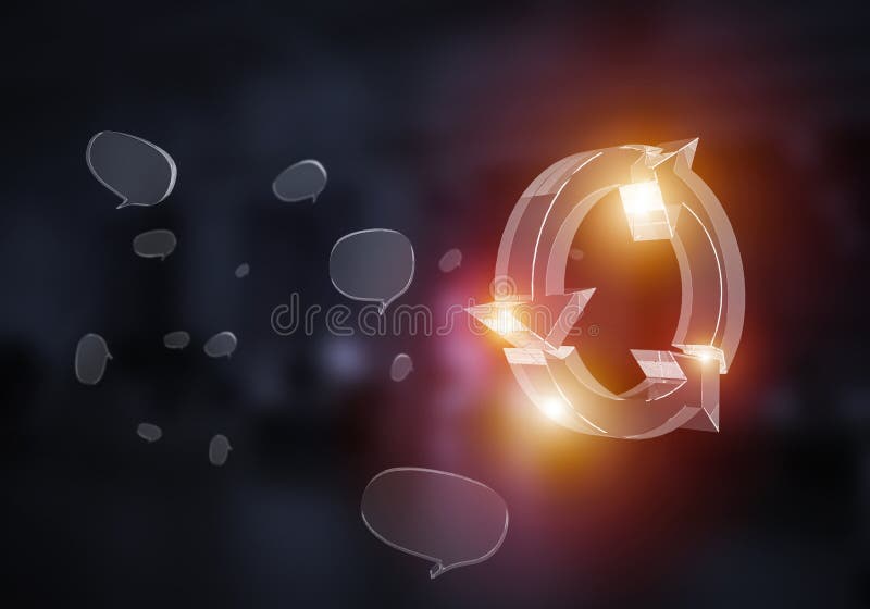 Web Refresh Icons As Symbol for Internet Use. Mixed Media Stock ...