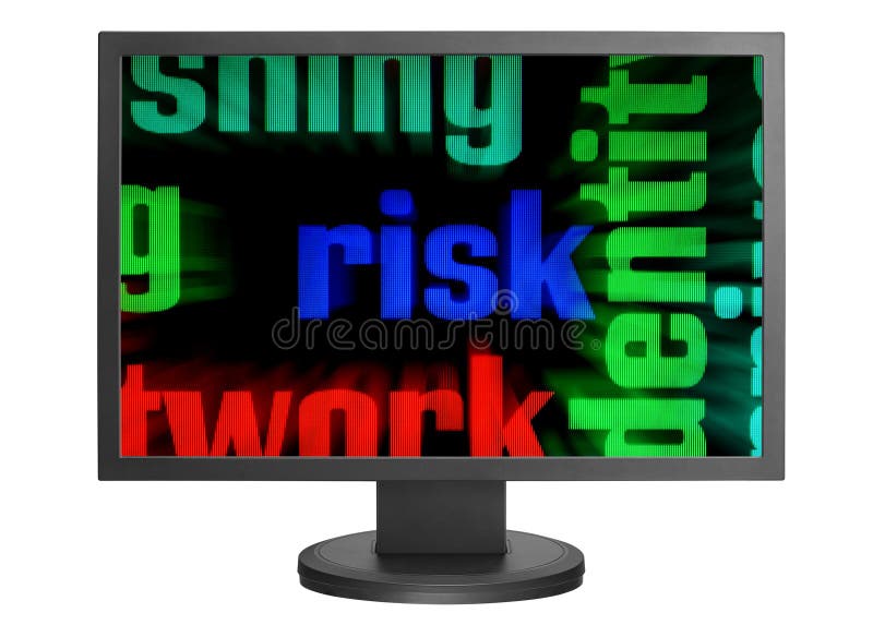 Web risk concept stock illustration. Illustration of safety - 180992820
