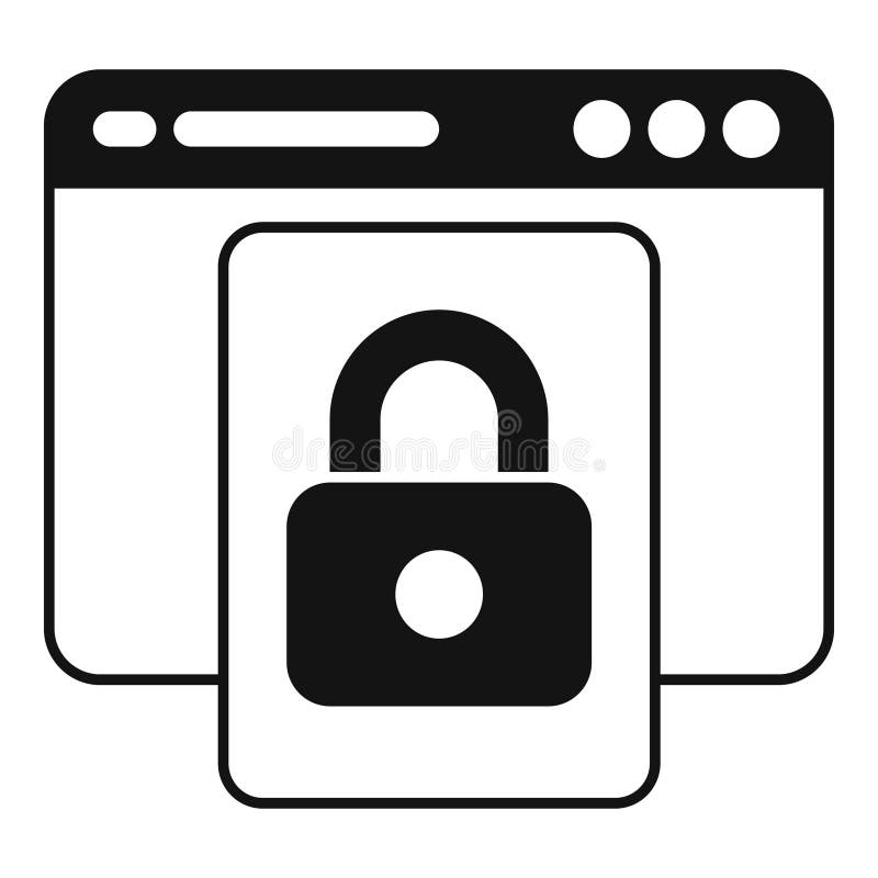 Web Safe Icon Simple Vector. Data Privacy Stock Illustration ...