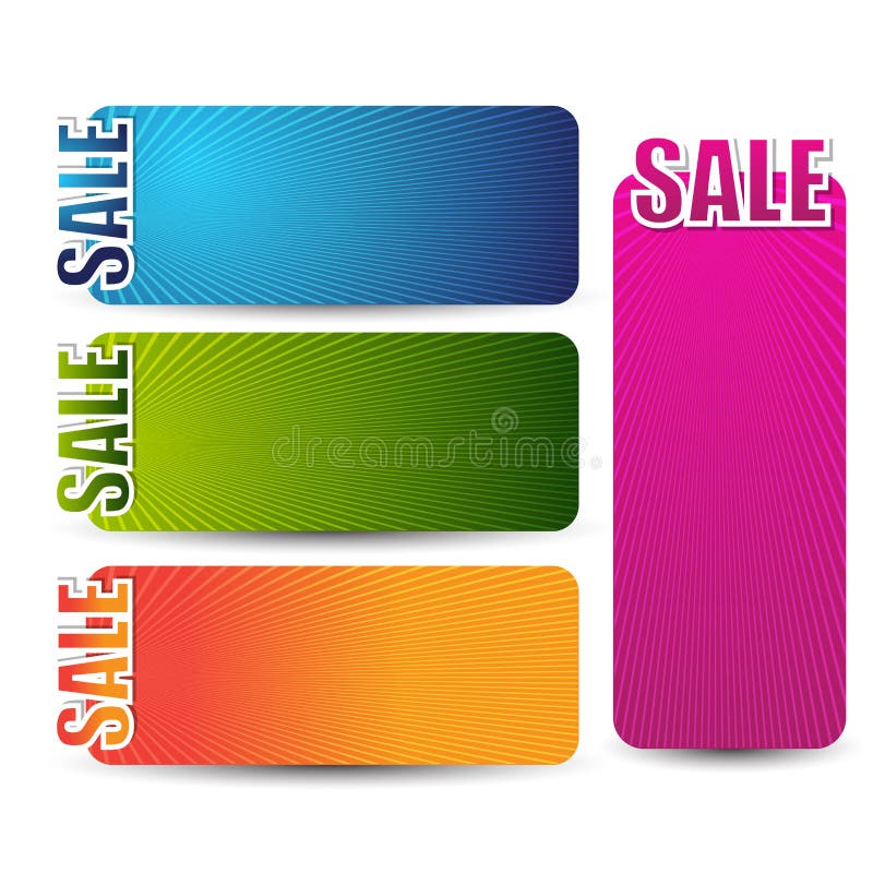 Web Sale Banner or Header for Your Advertisement Stock Vector ...