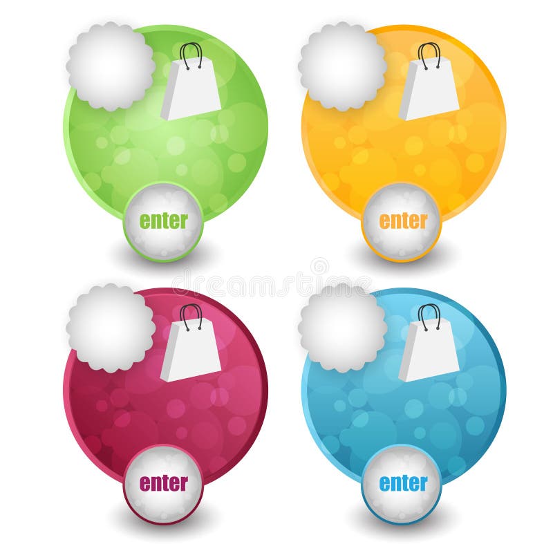 Web Sale/discount Label,tag or Banner Stock Illustration - Illustration ...