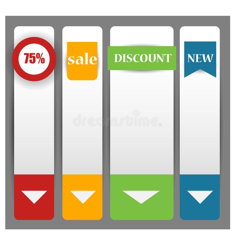 Web Sale/discount Label,tag or Banner Stock Vector - Illustration of ...