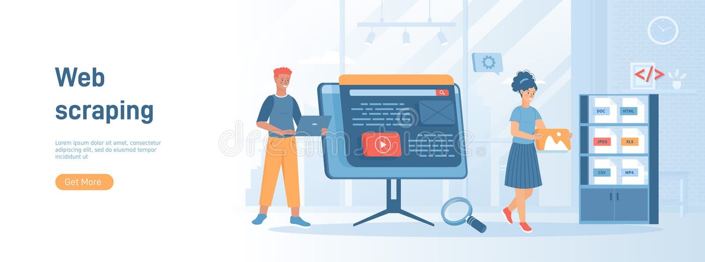 Scraping Web Stock Illustrations – 203 Scraping Web Stock Illustrations ...