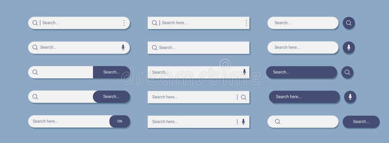 Web Search Bar. Website Box. Internet Field for Text. UI Tab. Computer Button Link. WWW Site ...