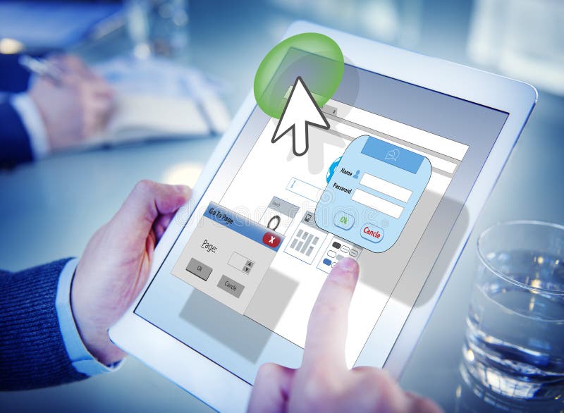 Web Security Internet Protection Safety Concept Stock Image - Image of ...