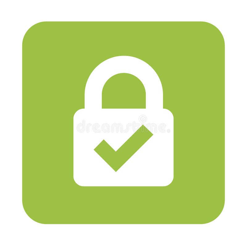 Web Security Lock Icon stock illustration. Illustration of layers ...