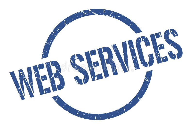 Web services stamp stock vector. Illustration of services - 136945088