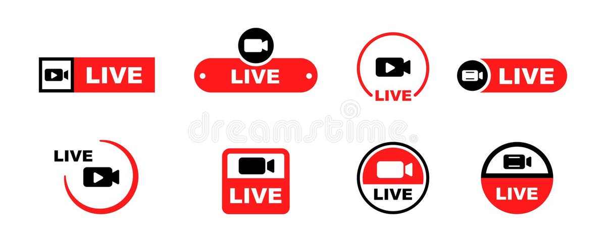 Stream Icons Stock Illustrations – 12,036 Stream Icons Stock ...