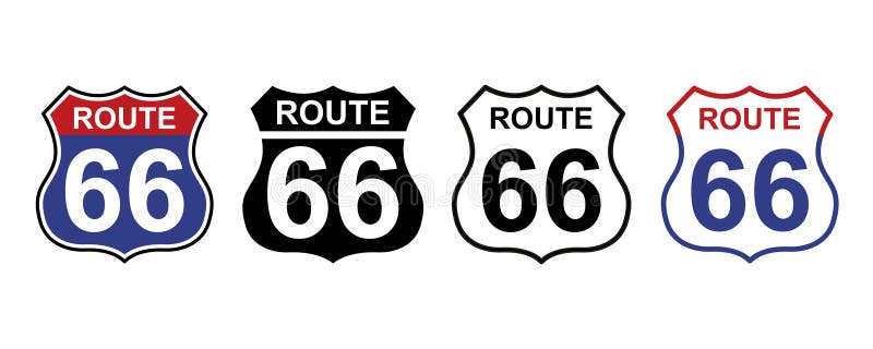 Route Sign Vector Highway Road Sign Royalty Free Stock Vector Images