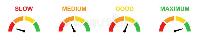 Speedometer at Maximum Speed Icon, Cartoon Style Stock Vector ...
