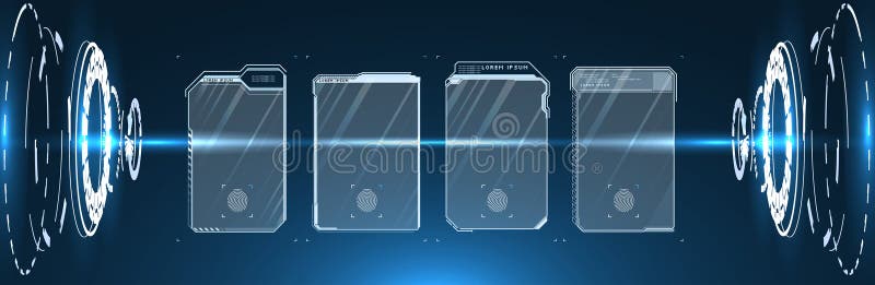 Simple and Easy-to-use Frame Set. Callouts Titles Stock Illustration ...