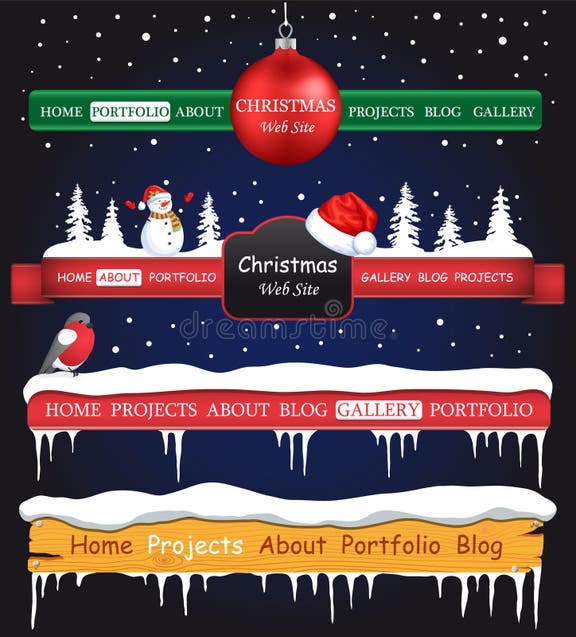 Winter Header Stock Illustrations – 21,958 Winter Header Stock ...