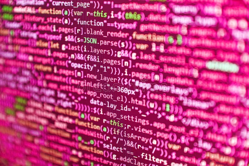 Web Site Codes On Computer Monitor Writing Programming Functions On Laptop Tensorflow Ai