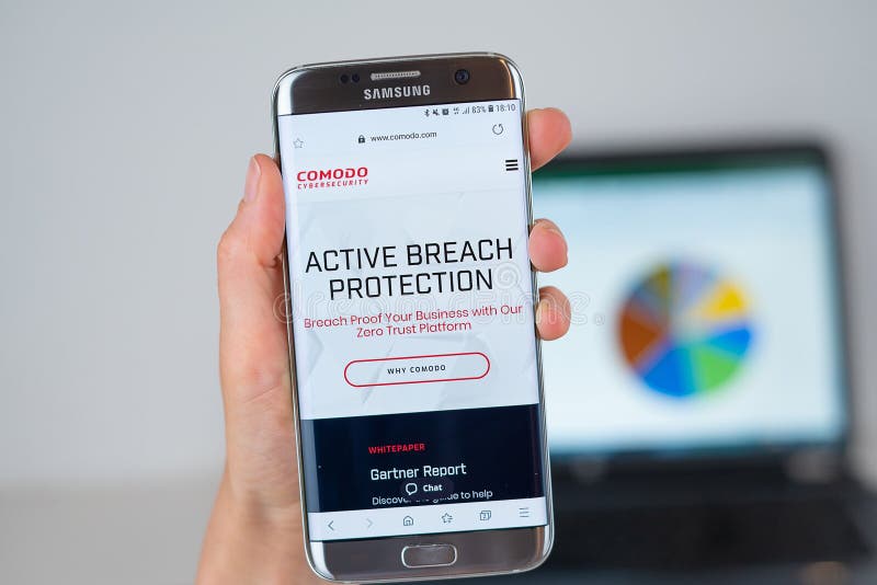 Comodo Mobile Security editorial stock image. Image of illustrative ...