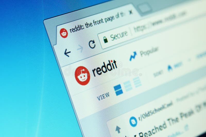Logotipo Do Web Site De Reddit Foto de Stock Editorial - Imagem de ...