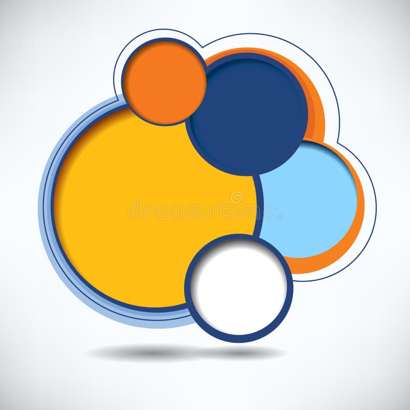 Colorful Circle Web Template Stock Vector - Illustration of design ...