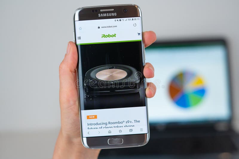 Web Site of IRobot Company on Phone Screen Editorial Image - Image of ...