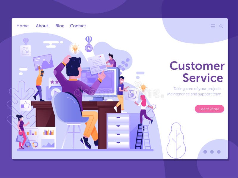 Web Site Upgrade and New Features Concept Stock Vector - Illustration ...