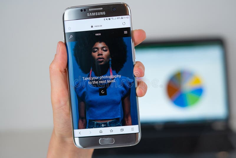 Web Site of VSCO Company on Phone Screen Editorial Image - Image of ...