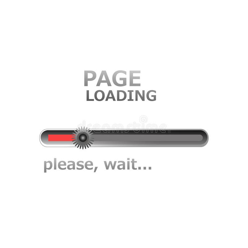 Slider and Loading Bars Set Stock Vector - Illustration of panel ...