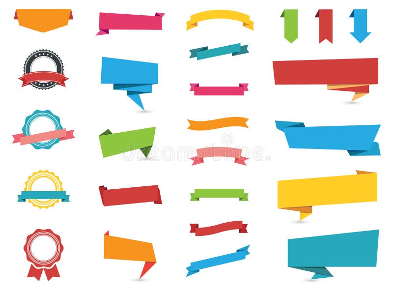 Web Stickers, Tags, Banners and Labels Stock Vector - Illustration of ...