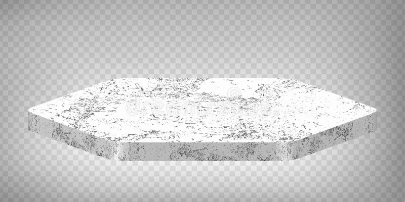 Stone Table Perspective View, Stone Surface of Desk, Top Made of White ...