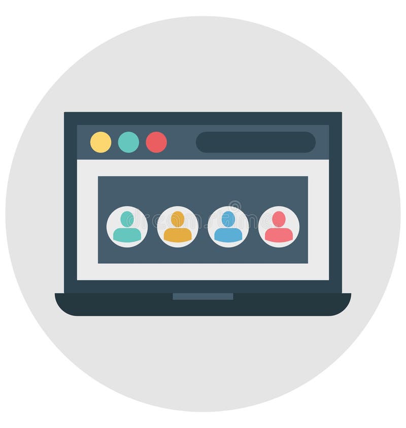 Web Structure, Web Design, Isolated Vector Icons that Can Be Easily ...