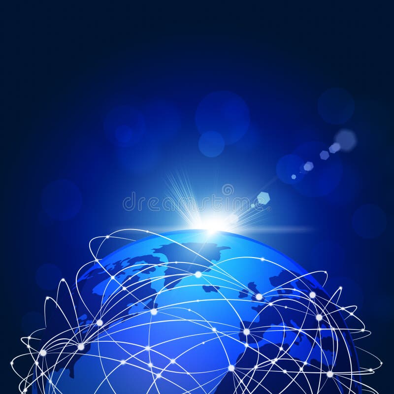 Web Technology Concept stock illustration. Illustration of internet ...