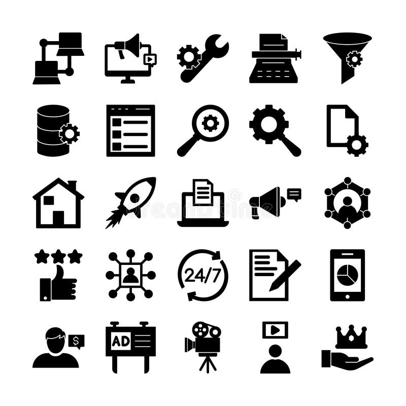 Web Technology & Digital Icons Pack Every Single Icon Can Easily Modify ...