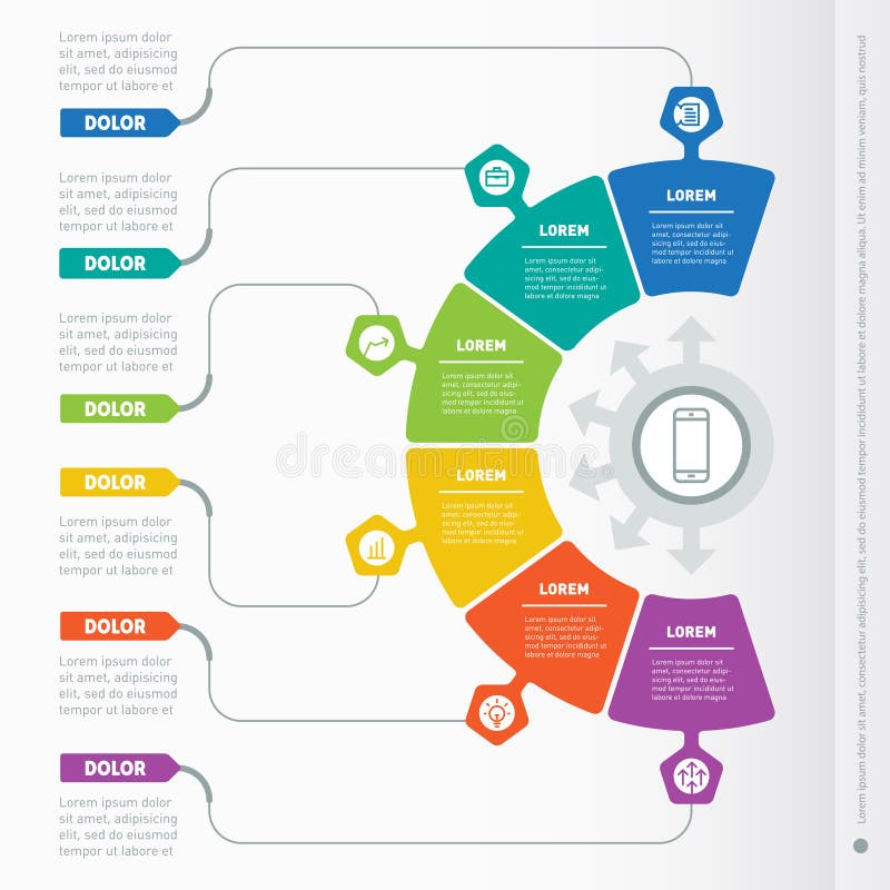 Web Template of a Chart, Diagram or Presentation. Part of the Re Stock ...