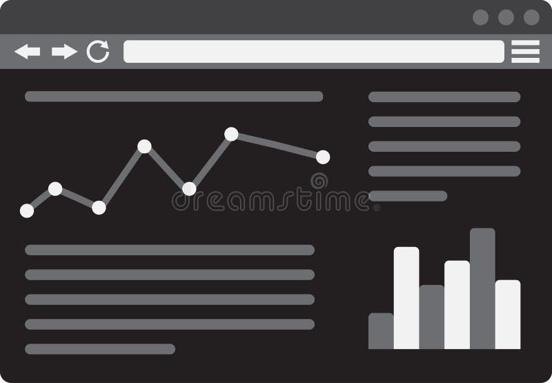 Page Site or Article UI UX Web Design Template Stock Vector ...