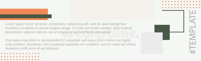 Web Template for Personal or Advertising Articles Design - Vector Stock ...