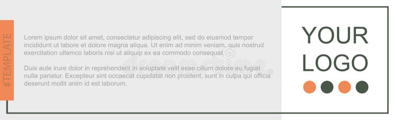 Web Template for Personal or Advertising Articles Design - Vector Stock ...