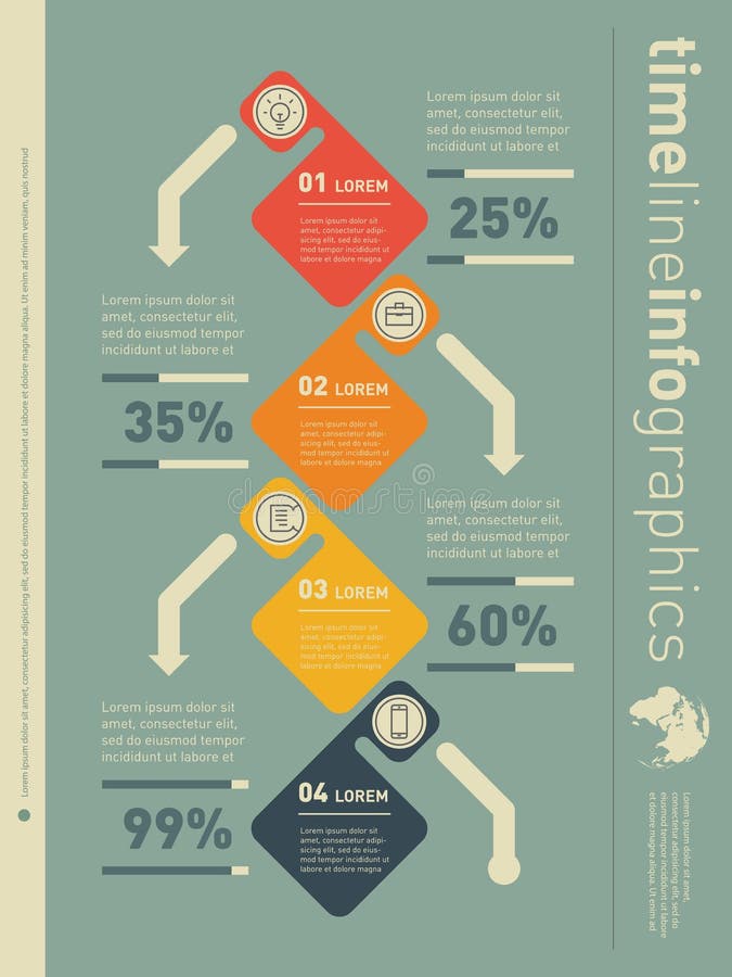 Four Part Infographic Vertical Stock Illustrations – 77 Four Part ...