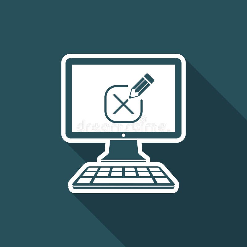 Multiple Choice Test Icon Stock Illustrations – 362 Multiple Choice ...