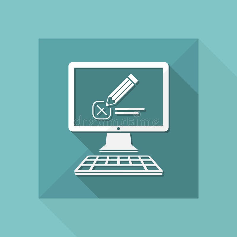 Multiple Choice Test Icon Stock Illustrations – 362 Multiple Choice ...