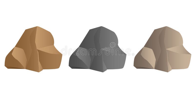 Three Stones Icon in Trendy Design Style. Three Stones Icon Isolated on ...