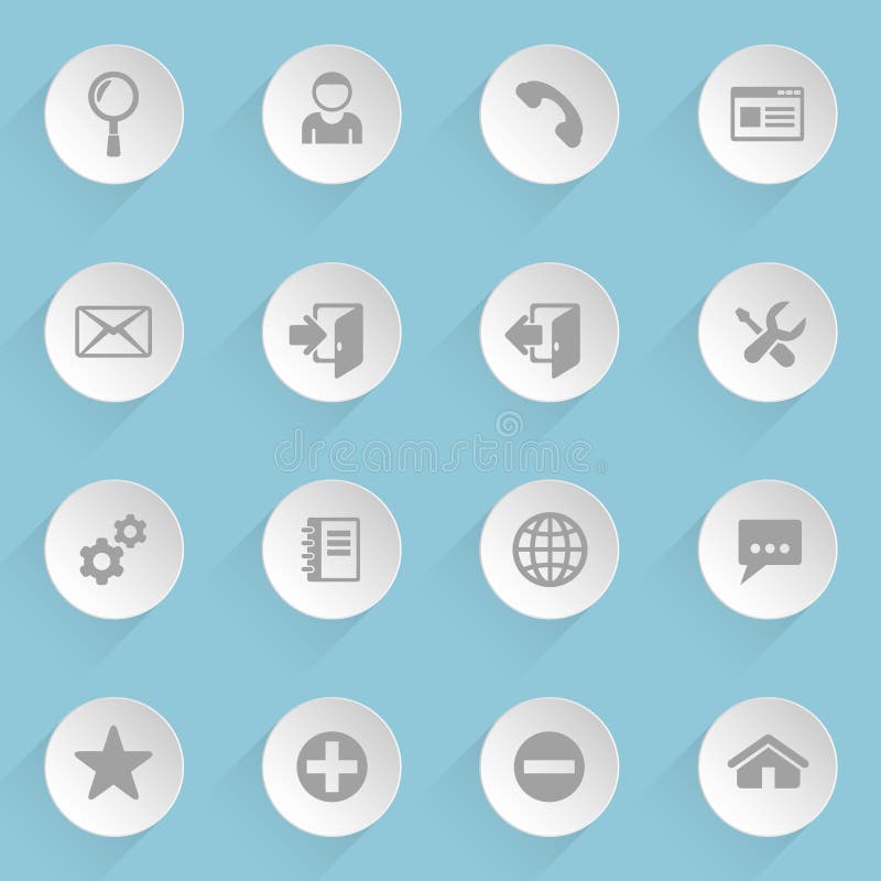 Web tools web icons stock vector. Illustration of message - 237596330