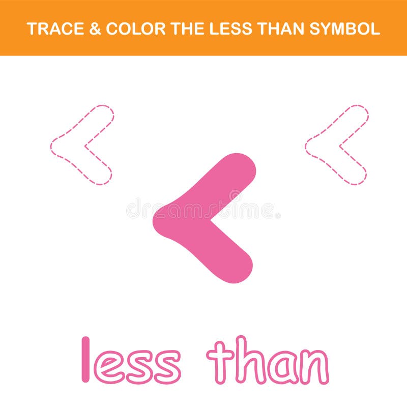 Trace & Color the Shape. Stock Vector - Illustration of easy, activity ...