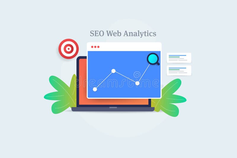 Web Traffic Analytics Data Displaying on Dashboard with Increasing ...