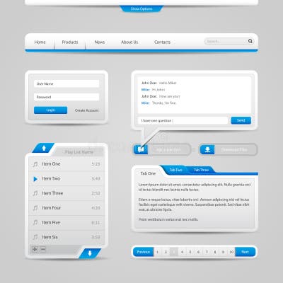 Scroll Bar Ui Stock Illustrations – 406 Scroll Bar Ui Stock ...