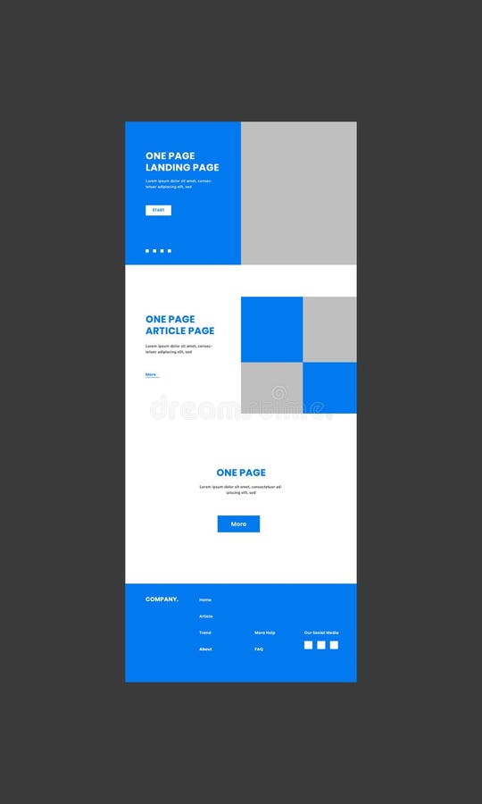 Web UI Design Tempplate for Online Business Editable File Stock Vector ...
