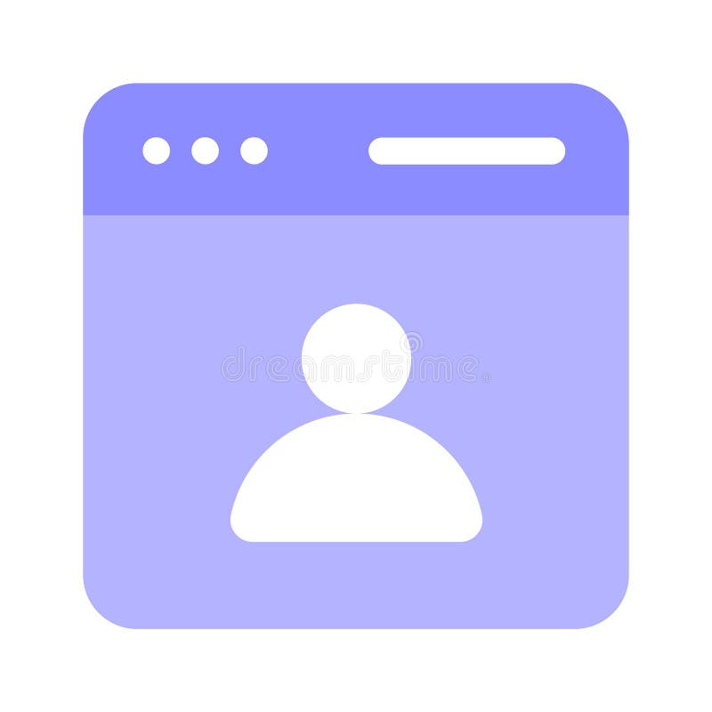 Web User stock vector. Illustration of flat, network - 340072602