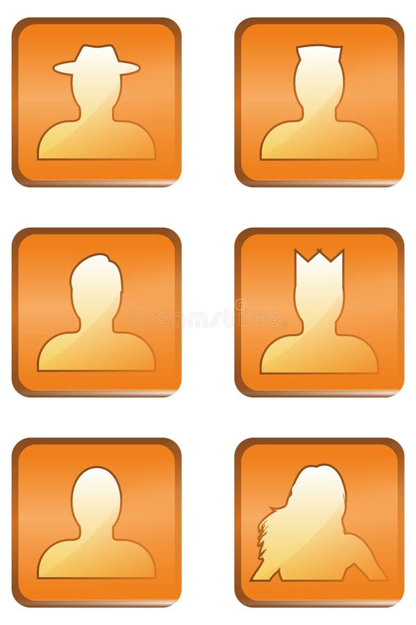Web user status icon stock vector. Illustration of girl - 36778976
