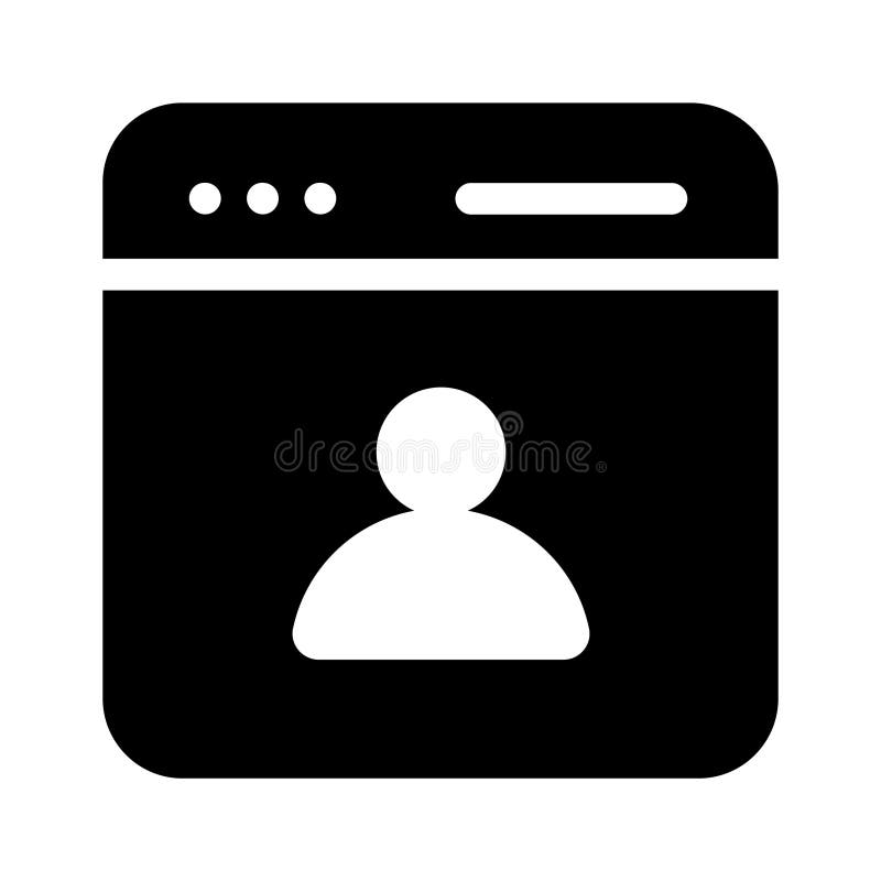 Web User stock vector. Illustration of account, internet - 340084944