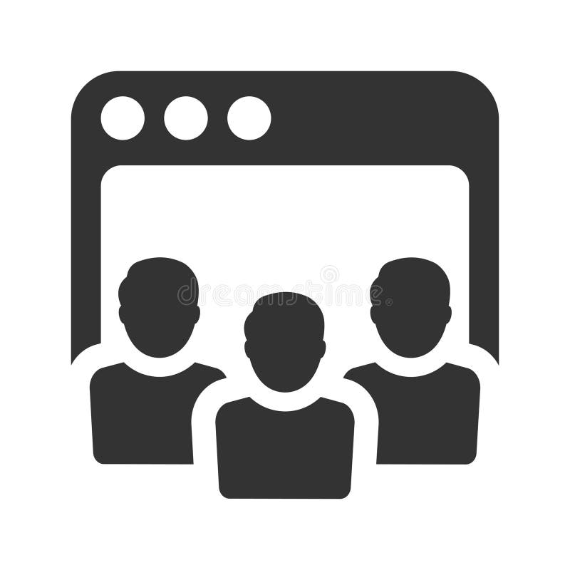 Web Users Icon stock vector. Illustration of vector - 328881471