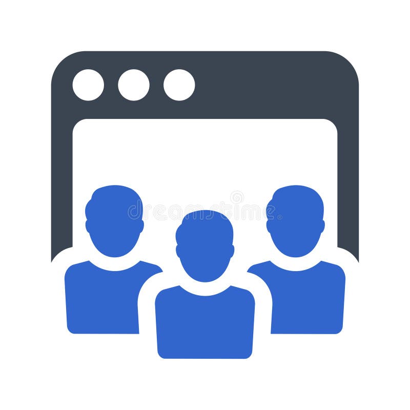 Web Users Icon stock vector. Illustration of website - 328881665